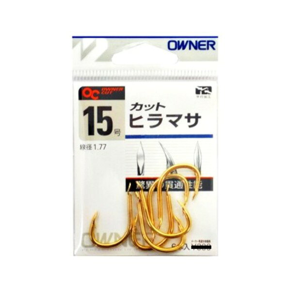【特長】平打ち加工サイズ： 15号針号数： 15号カラー： 金線径： 1.77mmその他特徴： 6本入釣り方、フィールド： 船釣り(浅場)代表対象魚： ヒラマサ・カンパチ代表対象魚(詳細)： ブリJANコード：4953873149009メー...