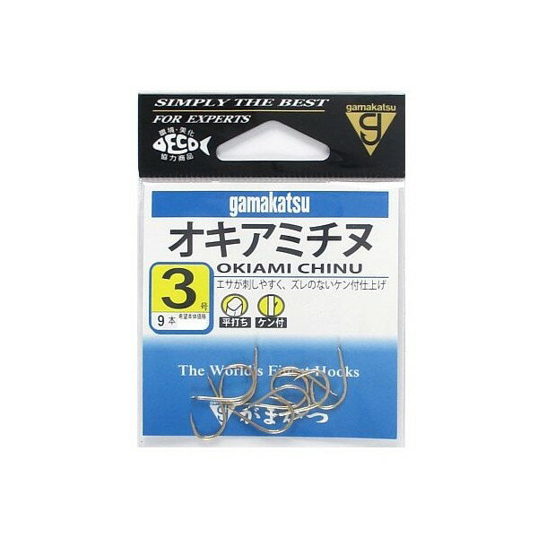 [環境美化協力商品]フトコロ強度6.2kgf重量90.0mg針号数： 3号カラー： 金線径： φ0.76mmその他特徴： 9本入代表対象魚： クロダイ(黒鯛)JANコード：4549018317527メーカー名：がまかつ商品名：オキアミ・チヌ...