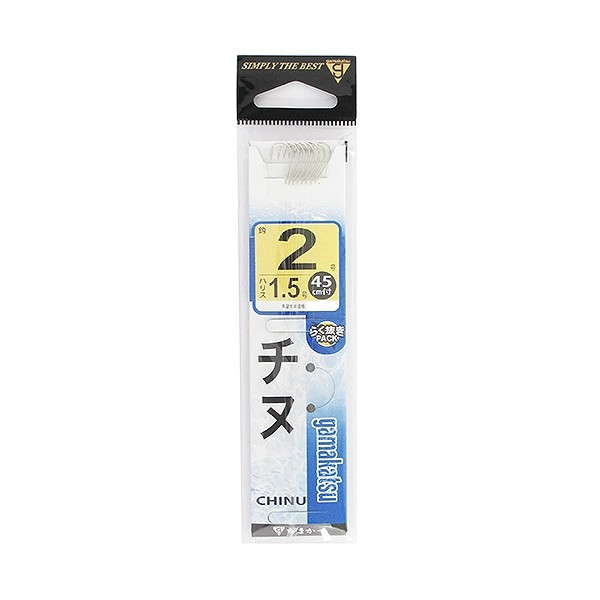 [環境美化協力商品]針号数： 2号カラー： 白ハリス号数： 1.5号ハリス長さ： 45cmその他特徴： 8本入代表対象魚： クロダイ(黒鯛)代表対象魚(詳細)： マダイ、グレ、イサキJANコード：4549018298246メーカー名：がまか...