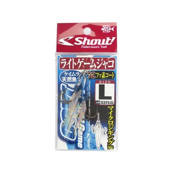 [環境美化協力商品]サイズ： LJANコード：4941430094343メーカー名：シャウト商品名：Shout! ライトゲームジャコ 337LG L※ 商品・パッケージは予告なく仕様変更する場合があります。※ 掲載画像はすべてイメージです。...