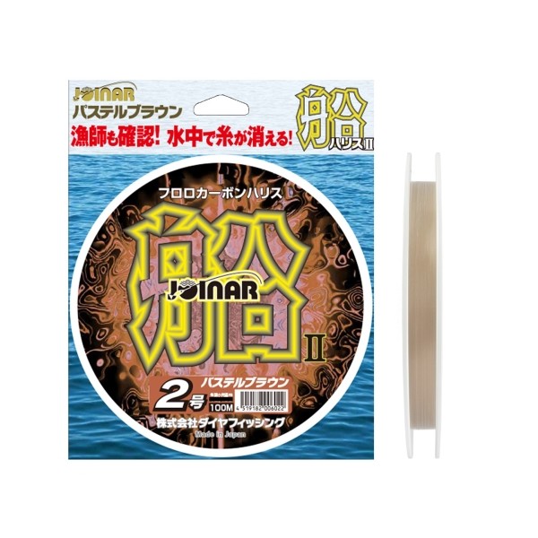 素材： フロロカーボン号： 2号糸巻量： 単品 100m連結(単品)： 単品線径： 0.235mm釣り方、フィールド(詳細)： 船JANコード：4519182006022メーカー名：ダイヤフィッシング商品名：ジョイナー 船ハリスII 100...