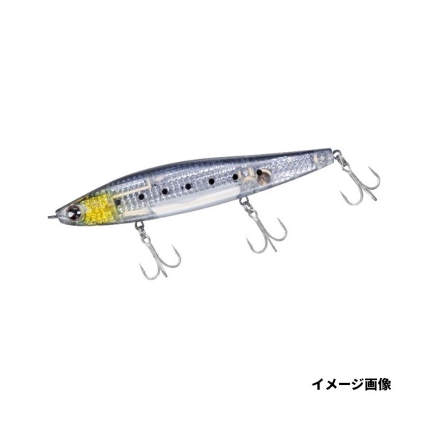 ※塗装の上塗りは、変質や不具合を起こす場合があります。あらかじめご了承ください。カラー： LIマイワシサイズ： 120F+R全長： 120mm自重： 22gタイプ： スローフローティングレンジ： (有効)水面－約0.5mアクション： 可変S...