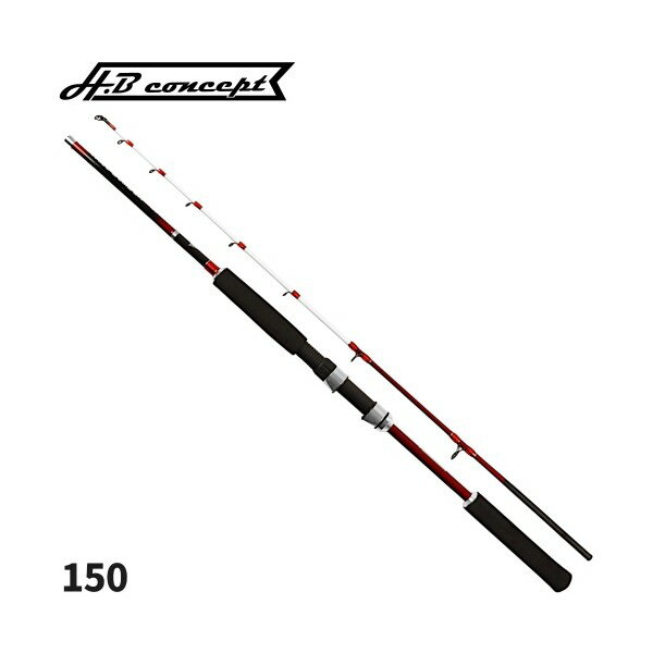 形態： 並継全長： 150cm継数： 2本仕舞長さ： 80cm自重： 177g先径(外径)： 3.2mmカーボン含有率： 0％その他使用素材含有率： グラス繊維 100%使用樹脂： エポキシ樹脂ブランド： H.B concept/H.B コ...