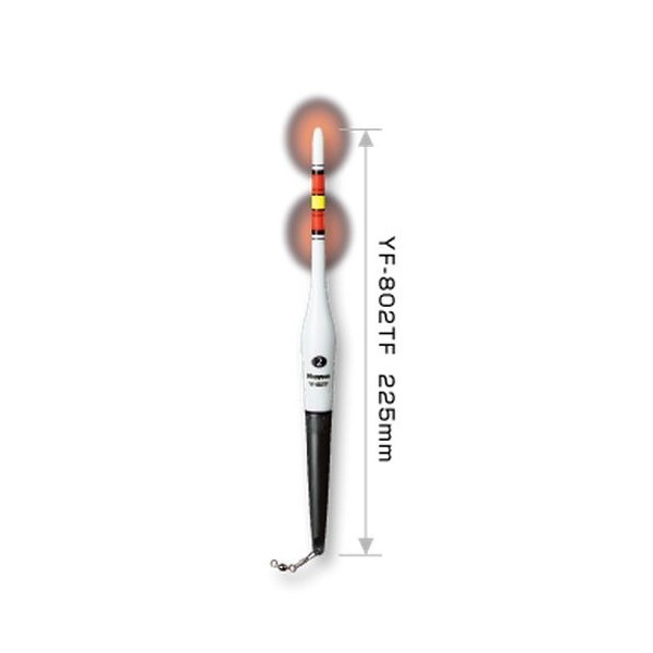 タイプ： リチウム棒ウキオモリ負荷： 2号外径： 17mm全長： 225mm自重： 10.5g使用電池： リチウム電池BR435使用電池寿命： 連続約10時間発光部： φ3赤色高輝度LED視認距離： 約150m自立・非自立： 非自立釣り方、...