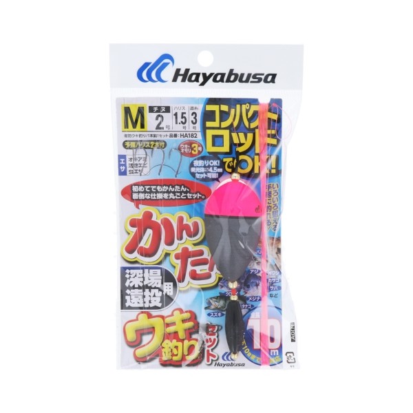 サイズ： M使用針： チヌ針号数： 2号入数： 1本針×1セット全長： 10mハリス号数： 1.5号道糸号数： 3号ウキ号数： 3号オモリ号数： 3号釣り方、フィールド： 堤防ウキ釣り代表対象魚： メバル(目張)代表対象魚(詳細)： ウミタ...