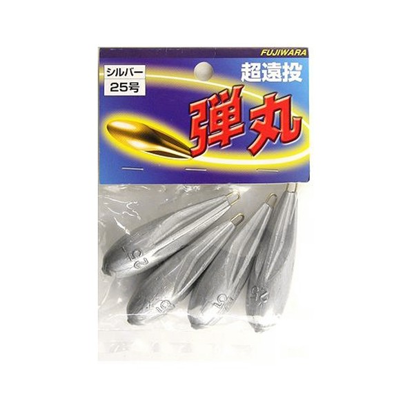 カラー： シルバーサイズ： 25号カン付・中通し： カン付その他特徴1： 4個入釣り方、フィールド： 投げ釣りJANコード：4511688650259メーカー名：フジワラ商品名：FUJIWARA カラーシンカー 弾丸 25号 シルバー※ 商...