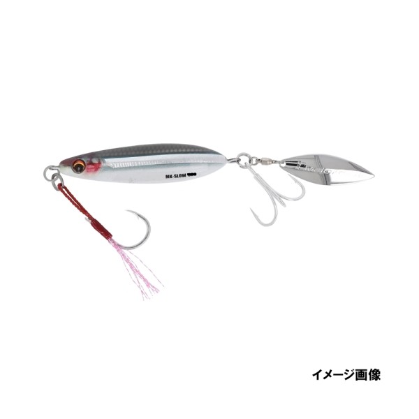 ショアジグからSLJまで「巻くだけジグ」登場!ショアジグからSLJまで「巻くだけジグ」登場!コンパクトシェイプ採用。食い渋り無し!!カラー： #86 ライブ キビナゴサイズ： 30g全長： 55mm自重： 30gフック： 有ブレードカラー：...