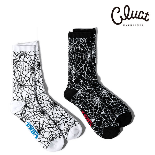 　商品説明 CLUCT クラクト 履き心地抜群の靴下。 スパイダーウェブの総柄をを配置しました。 CONTENT _ COTTON80% , POLYESTER10% , SPANDEX7% , NYLON3% サイズ : FREE ■DE...