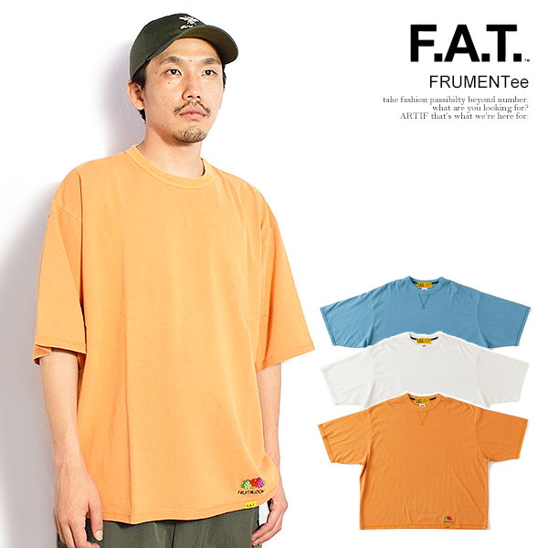 　商品説明 FAT エフエーティー ●商品説明 Fruit of the Loom×F.A.T.のコラボレーションによる BIGシルエットカットソー。 ピグメント加工により絶妙な色合いとアタリ感を表現することで、 シンプルながらも雰囲気のあ...