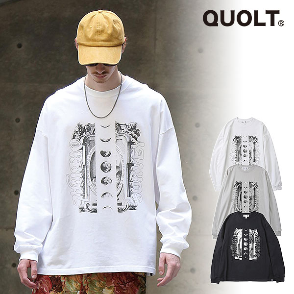 　商品説明 QUOLT クオルト ORBITAL SURVEY(軌道観測) × ガリレオをテーマにした グラフィックをシルクスクリーンプリントで 落とし込んだコットンロンT。 ワイドな身幅でゆったりとした着用感。 ※通常のサイズ感で着用され...