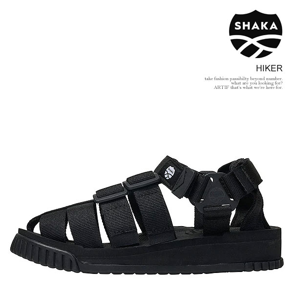 　商品説明 SHAKA シャカ ●商品説明 フットウェアブランドSHAKA(シャカ)の代名詞的スポーツサンダル 『HIKER(ハイカー)』は、つま先から足の甲までを包み込む グルカサンダルを彷彿とさせるトラディショナルで トレンド感あるデザ...