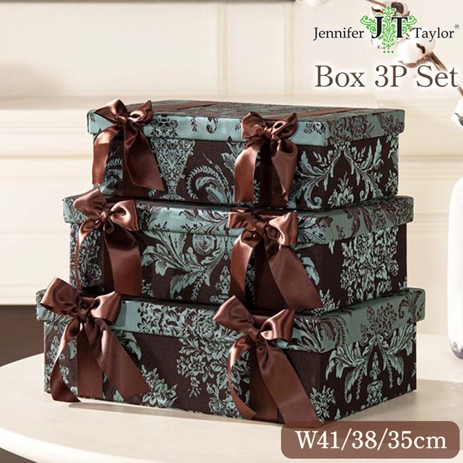 商品詳細 商品名ジェニファーテイラー BOX3Pセット Carlisle Jennifer Taylor サイズ（cm）L：41×28×高さ14、 M：38×25×高さ13、 S：35×22×高さ12 特記◇人気の高い「Jennifer T...