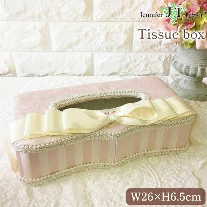 商品詳細 商品名ジェニファーテイラー ティッシュBOX リボン Haruno Jennifer Taylor サイズ（cm）26×12.5×高さ6.5 特記◇人気の高い「Jennifer Taylor」【正規品】 生産国中国 配送宅配便（玄...