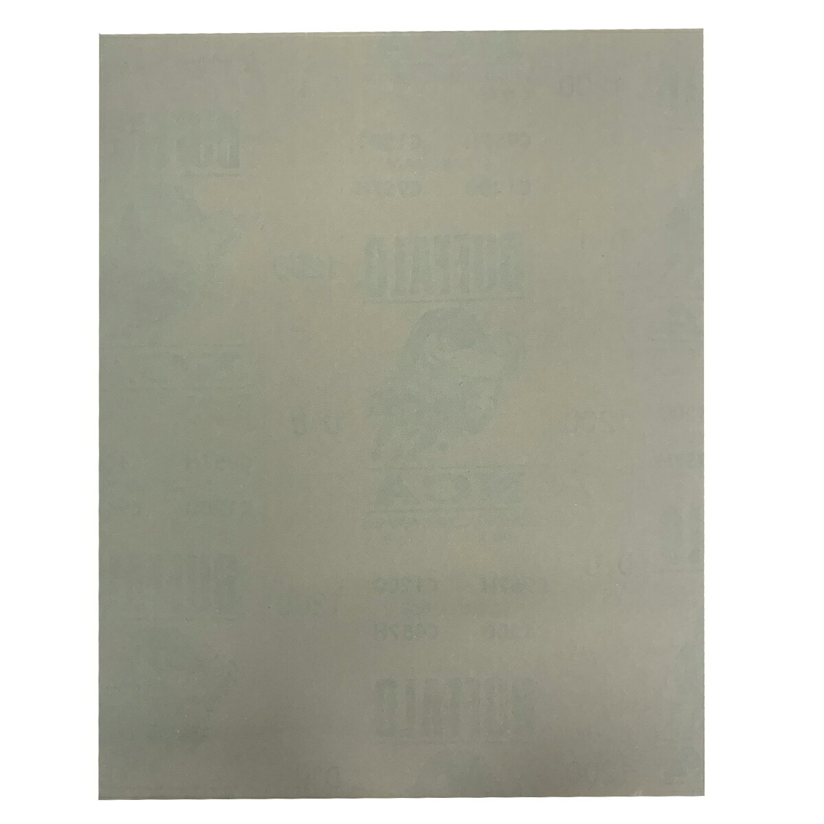 サイズ：230×280mm 番手：＃1200　極細目 入数：1枚 耐水ペーパーは接着剤に耐水性のものを使用し、主に塗装面の水研ぎ研磨に使用します。 水研ぎは、石けん液をかけて研ぎ、後で水でふき上げて仕上げます。
