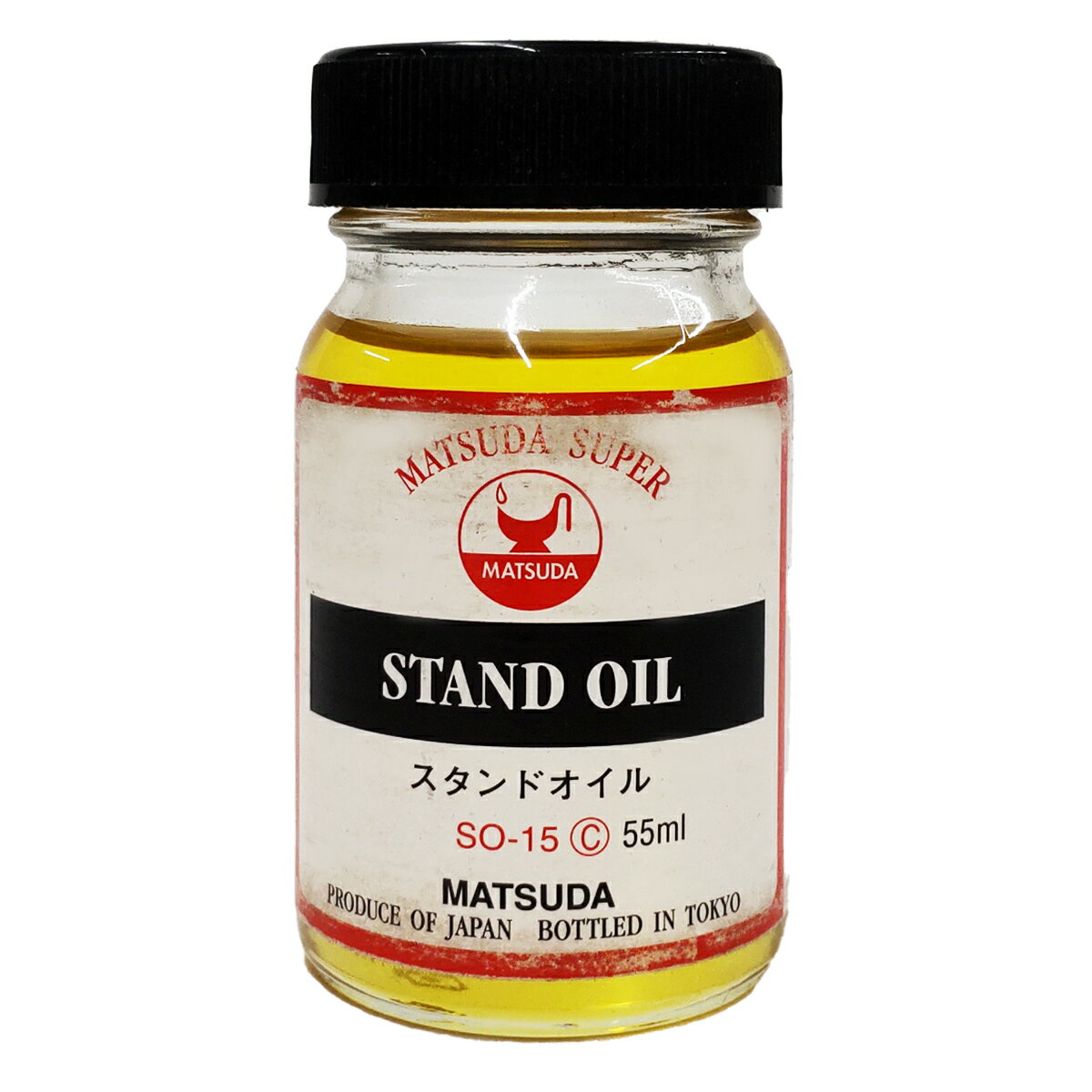 容量：55ml 第四類動植物油類・危険等級3 絵具に混ぜて流動性を高め、光沢のある透明で弾力性のある被膜をつくります。 乾燥はやや遅めですが黄ヤケは僅少です。 刷毛目が出ないのでクラシックな平塗りの表現が可能。 粘度が高いので、普通はテレピ...