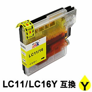 ■ 商品詳細純正品と同様にカートリッジ交換ですぐご使用いただけますLC11Y/LC16Y共用（イエロー）対応　新品互換インクカートリッジ※価格はインク1本の価格となります ■ 対応機種 DCP-165C DCP-385C DCP-390CN...