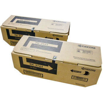 商品名 TK-3161（2本） 種別 純正品 対応機種 ECOSYS P3045dn ※P3045dnk（auショップ等KDDI専用型番）には使用できませんのでご注意ください。 印字枚数 A4/5％ 約12,500枚
