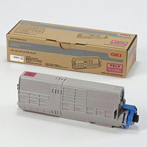 商品名 TC-C4BM2 トナーカートリッジ マゼンタ（大） 種別 純正品 対応機種 COREFIDO MC573dnw C542dnw 印字枚数 A4/5％ 約6,000枚▼ 関 連 商 品 ▼ TC-C4BK2 大容量ブラック TC-C...