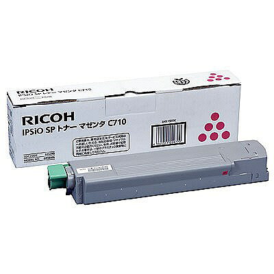 商品名 SP　トナー　マゼンタ　C710 種別 純正品 対応機種 SP C721　SP C720（308508）　SP C711（515414）　SP C710（515297）　SP C710e（308542） 印字枚数 A4/5％ 約6,...