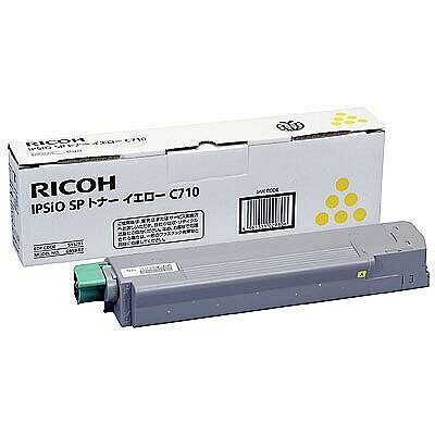 商品名 SP　トナー　イエロー　C710 種別 純正品 対応機種 SP C721　SP C720（308508）　SP C711（515414）　SP C710（515297）　SP C710e（308542） 印字枚数 A4/5％ 約6,...