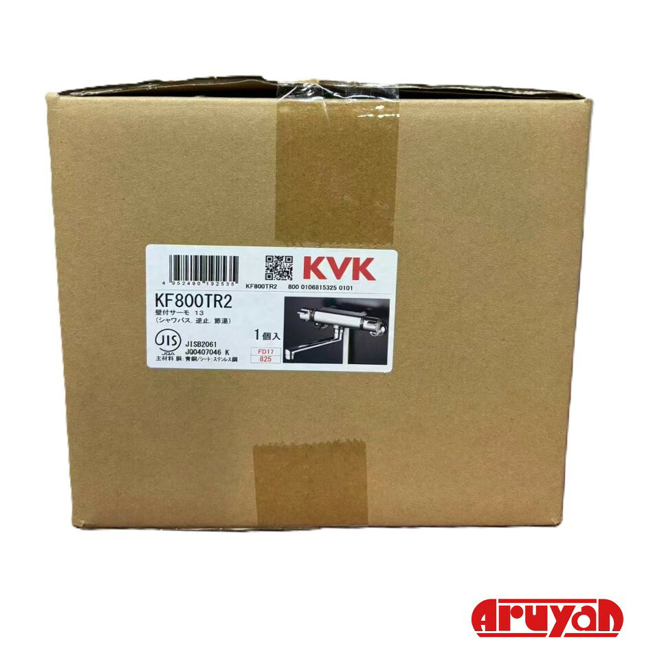 商品情報商品タイトル・【N品】 KVK サーモスタット式シャワー混合水栓 KF800TR2 240mmパイプ付 商品状態・N品・本商品は新品・未使用品です。メーカー・KVK商品名・サーモスタット式シャワー混合水栓型番・KF800TR2JAN...