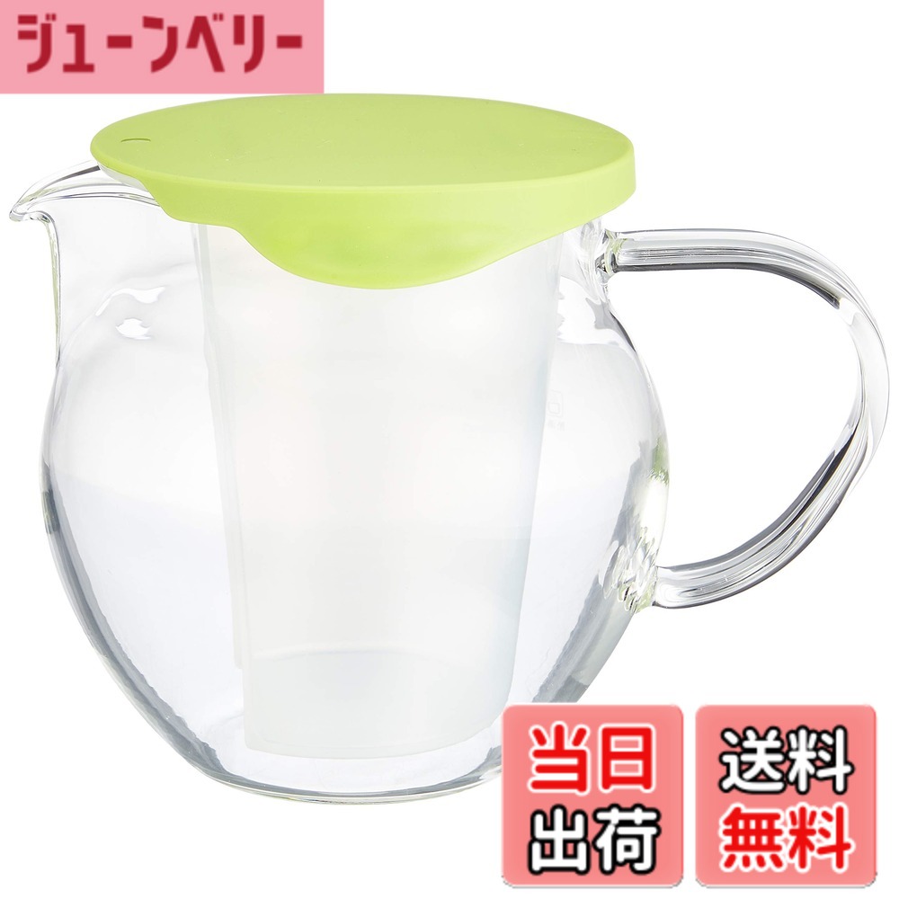 商品情報 商品の説明 商品紹介 お茶の飲み頃が一目でわかる耐熱ガラス製急須です。手で押さえずに注ぐ事ができるフタ。茶こしを外せば電子レンジで温め直しができます。 ●フタを押さえず注げます ●注いでも目詰まりしないL型茶こし付き ●細かいメッ...
