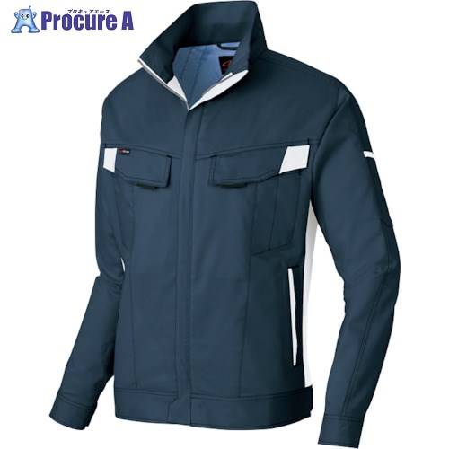 保護具 作業服 -------------------------------------メーカー名アイトス（株）プラス名称 アイトス商品名アイトス　ニュームービンカット　春夏長袖ブルゾン　ネイビー×シルバーグレー　4L型式AZ683000...