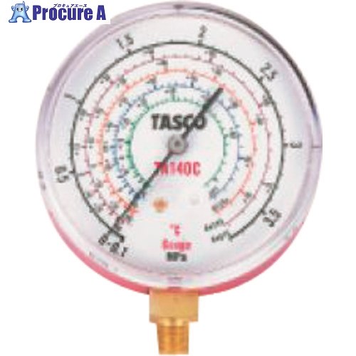 手作業工具 水道・空調配管用工具 -------------------------------------メーカー名（株）イチネンTASCOプラス名称 タスコ商品名タスコ　圧力計／連成計型式TA140Cメーカー希望小売価格【税抜】2800...