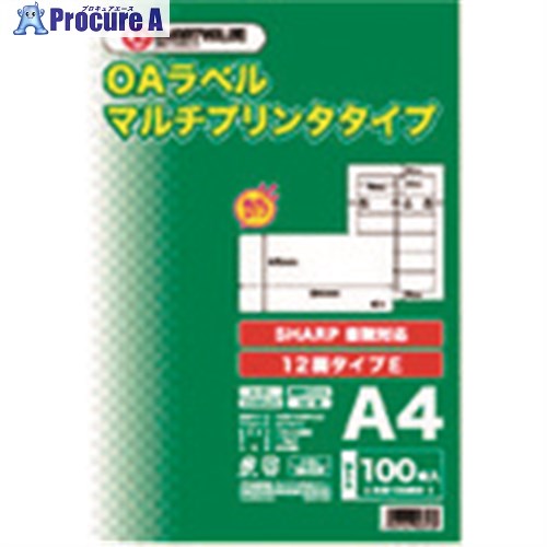 オフィス・住設用品 OA用品 -------------------------------------メーカー名プラス（株）プラス名称 JTX商品名JTX　832106）OAマルチラベルE　12面100枚X5冊A130J5型式A130J5...