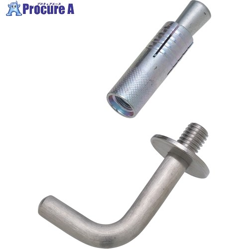 金物・建築資材 建築金物 吊金具 （株）水本機械製作所メーカー名（株）水本機械製作所プラス名称 水本商品名水本　吊金具（ボルトタイプ）　ステンレス　プチフックL型　使用荷重0．2kN型式B933メーカー希望小売価格【税抜】750円(税抜)オ...