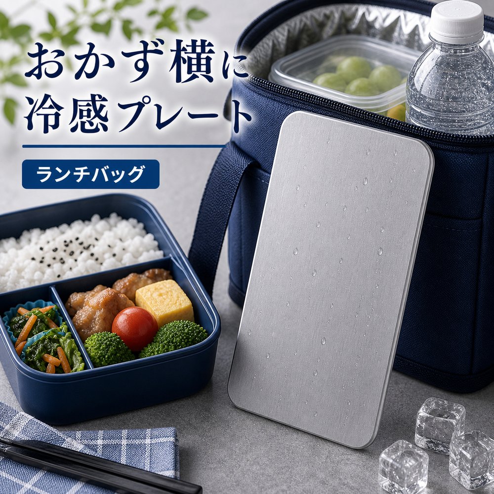 商品名SUS304ステンレス保冷プレート本ページのセット内容単品材質SUS304ステンレスサイズ約17.5cm × 約11.5cm（1枚あたり）重量約463g（1枚あたり）使用方法冷凍庫で冷やしてから、保冷バッグ・クーラーボックス・弁当箱な...