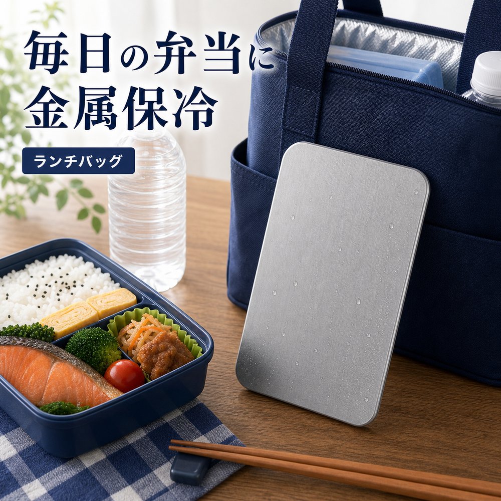 商品名SUS304ステンレス保冷プレート本ページのセット内容単品材質SUS304ステンレスサイズ約17.5cm × 約11.5cm（1枚あたり）重量約463g（1枚あたり）使用方法冷凍庫で冷やしてから、保冷バッグ・クーラーボックス・弁当箱な...