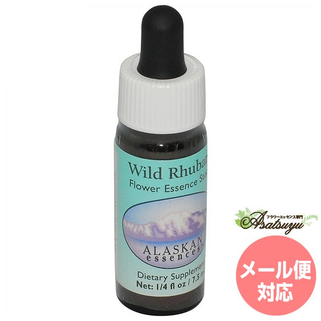 メーカー名 AlaskanEssencesInc. シリーズ名 アラスカン・エッセンス 商品名 ワイルドルバーブ 原材料/品質 水・海塩・アルコール類・その他 内容量 7.5ml 賞味期限 パッケージに記載 製造者 AlaskanEssen...