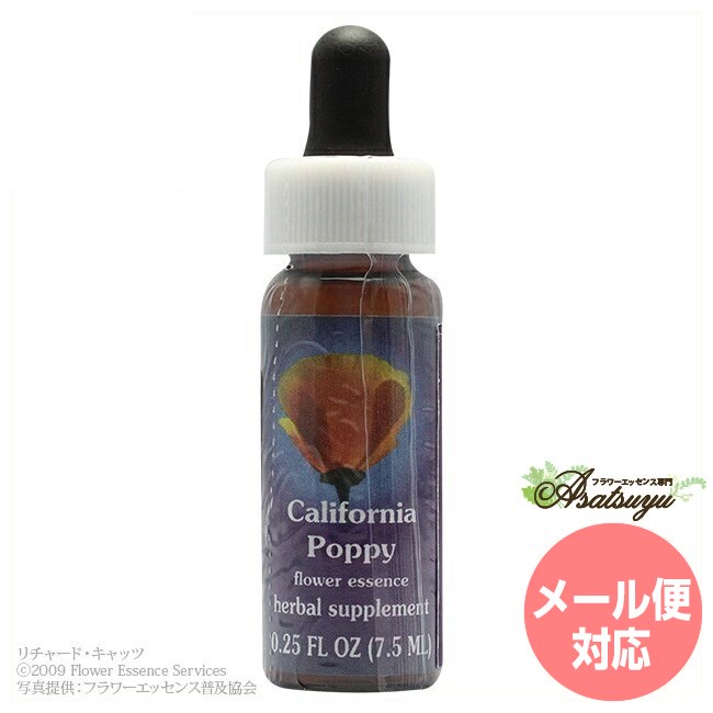 メーカー名 FlowerEssenceServices シリーズ名 FESフラワーエッセンス 商品名 カリフォルニアポピー 原材料/品質 水・アルコール成分 内容量 7.5ml 賞味期限 パッケージに記載 製造者 FlowerEssence...