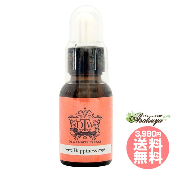 メーカー名 ケイロン・オーガニックハーブファームInc. シリーズ名 DTWフラワーエッセンス 商品名 ハピネス(Happiness) 原材料/品質 水・植物性グリセリン 内容量 25ml 賞味期限 パッケージに記載 製造者 ケイロン・オー...