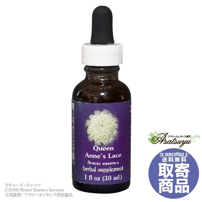 メーカー名 FlowerEssenceServices シリーズ名 FESフラワーエッセンス 商品名 クィーンアンズレース 原材料/品質 水・アルコール成分 内容量 30ml 賞味期限 パッケージに記載 製造者 FlowerEssenceS...