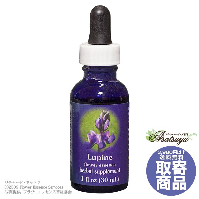 メーカー名 FlowerEssenceServices シリーズ名 FESフラワーエッセンス 商品名 ルーピン 原材料/品質 水・アルコール成分 内容量 30ml 賞味期限 パッケージに記載 製造者 FlowerEssenceService...