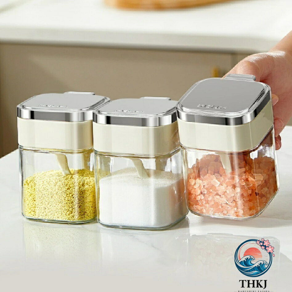 -独特のデザインで調味料の鮮度を保ち、湿気や虫害を防ぎます。 -多機能ストレージ設計を採用して、塩に適しているだけでなく、各種香料と調味料を保存することができて、異なる需要を満たします。 -大容量設計で一度に多くの調味料を保存でき、頻繁な補...