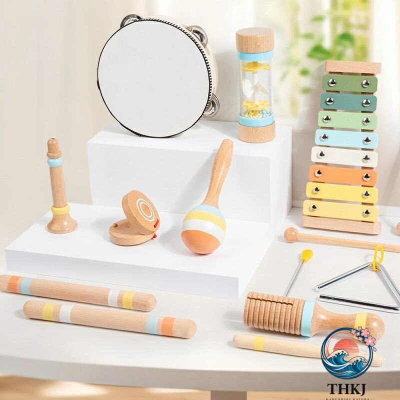 -赤ちゃんの音楽啓蒙セットは、子供のオルフと打楽器の様々な組み合わせを含んで、赤ちゃんが音楽の中で楽しく成長するのを助けます。 -無垢材の音楽教具、環境にやさしい天然材料で製造して、安全で信頼できて、赤ちゃんに適して使用します。 -親子のイ...