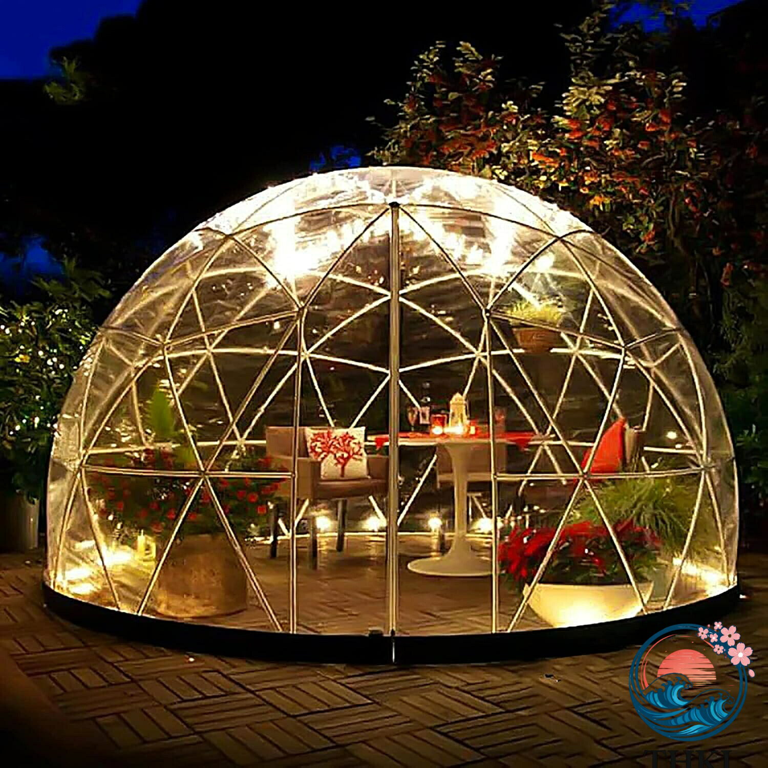 製品仕様： 素材：PVC/PP（外層）。 サイズ：3.65m x 2.2m（12 x 7.2フィート）。 面積：92平方フィート。 正味重量：29kg。 フレーム素材：ABS樹脂チューブ、内径14mm、外径16mm。 パッケージ重量：30k...