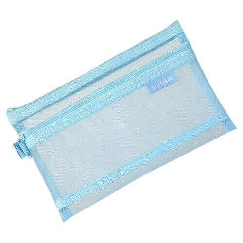 DEVENTORZ ペンケース メッシュペンポーチ 透明 大容量 多機能 クリアダブルレイヤー筆箱 旅行化粧バッグ 女の子 男の子 大人のオフィスや学生 子供用 シンプル 筆箱（ブルー） 【商品詳細】ペンケースは、サイズが210x135x9...