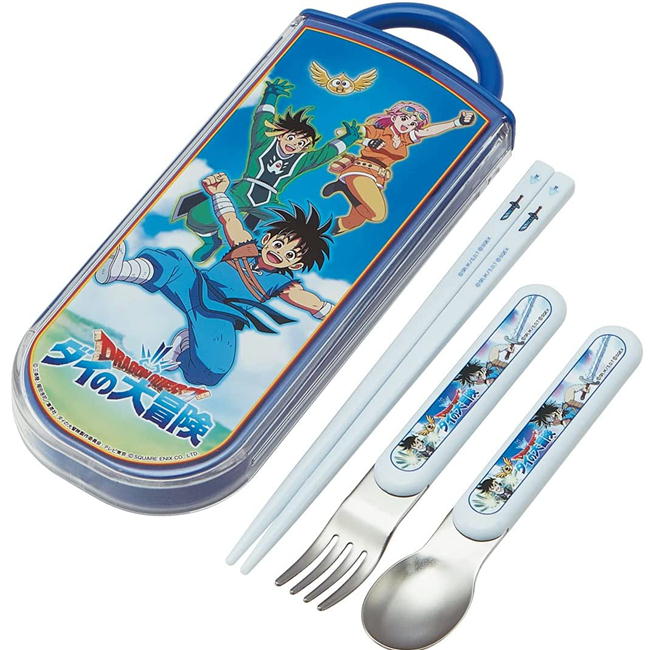 抗菌食洗機対応スライド式トリオセット 食器洗い乾燥機OKのお箸・フォーク・スプーンとケースのセット Ag+ 抗菌 スライド式トリオセット 入園入学準備におススメです♪ 安心の日本製で おハシには名前を書けるスペース付きで、ケース用の名前シー...