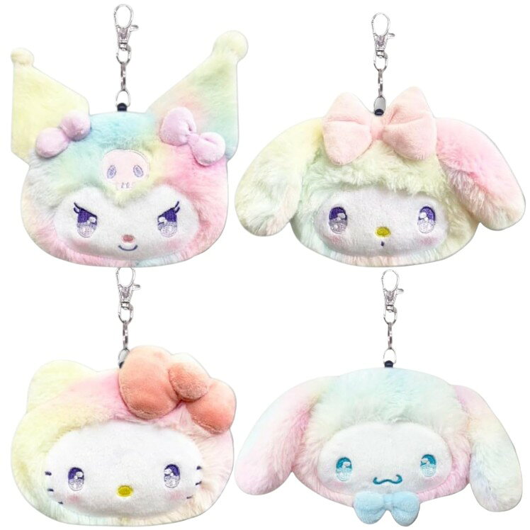 サンリオキャラクターのふわふわでかわいいフェイス型のパスケース 便利なリール付きで改札もラクラク 存在感のあるデザインなのでスクールバッグに付けてると更に可愛さUP。 サンリオのキャラクターが大好きな方へのプレゼントにもおすすめです。 【サ...