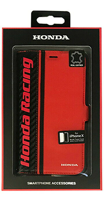 【商品説明】 HONDARACINGIPHONEXIPHONEXS用手帳型ケースは、端末の前面と背面をまとめて保護しやすい手帳型ケースです。 対応機種iPhone X / iPhone XS カラーIPHONE X/XS ストラップホールな...