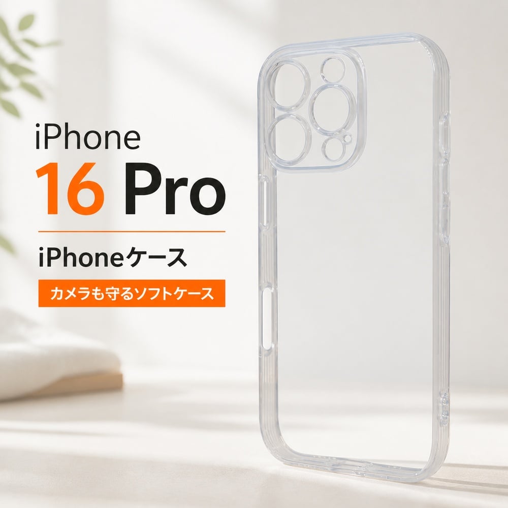 【商品説明】【商品概要】 iPhone 16 Pro ケース クリア 耐衝撃 iPhone16Pro アイフォン 16プロ クリアケース 背面クリア シンプル カバー ソフト ソフトケース スマホカバー スマホケース 【商品の特長】 カメラ...