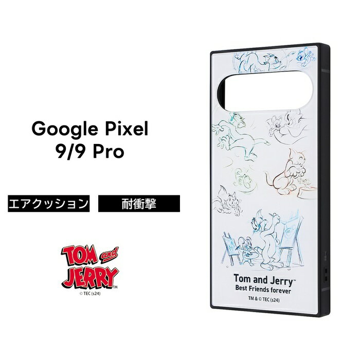【商品説明】 イングレムから Google Pixel 9/Google Pixel 9 Pro対応のトムとジェリー_ヴィンテージKAKUケースが登場！ 薄くて軽い背面パネルに色鮮やかなデザインを施しました TOM AND JERRY an...