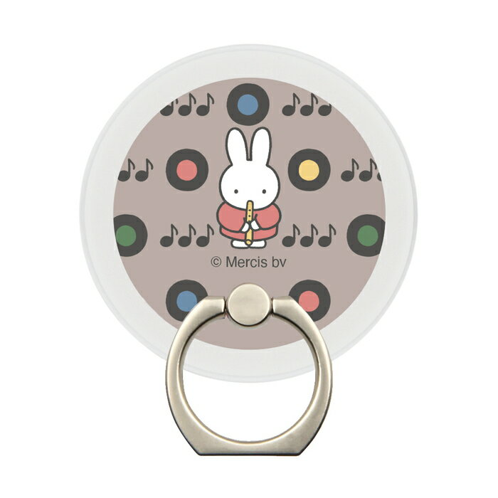 【商品説明】 Illustrations Dick Bruna (C) copyright Mercis bv，1953-2025 www.miffy.com マグネット仕様で取り外しが簡単。 リングの角度を調整可能なので、縦でも横でも操作...