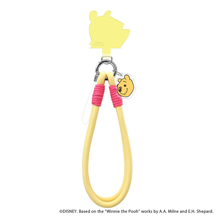 【商品説明】 「PG-DSTHAN03POO」は、ディズニーキャラクターデザインのカラフルなロープタイプのストラップホルダー付きハンドストラップです。 端末とケースの間にストラップホルダーを挟み込むだけ、ハンドストラップを簡単装着できます。...