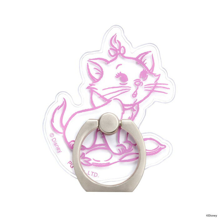 【商品説明】 ディズニーキャラクターデザインのスマートフォンやケースのデザインを活かすクリアタイプのスマートフォン用 リングホルダーです。 スマートフォン本体やケースの背面に貼り付け、指を通すことで、端末の持ちやすさがアップし、落下防止の役...