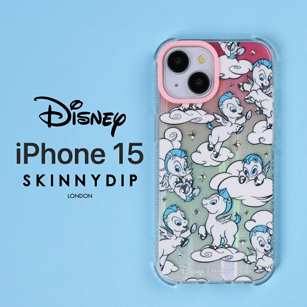 【商品説明】 SKINNYDIP iPhoneケースにディズニーから「ヘラクレス」が登場！ ペガサスが雲の上で元気に駆け回る姿をデザイン。 淡いブルーを基調に、やさしいピンクやホワイトがアクセントとなり、ファンタジックな世界観を表現していま...